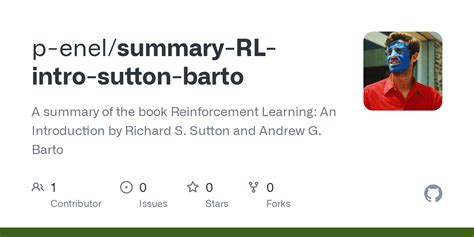 Github P Enel Summary Rl Intro Sutton Barto A Summary Of The Book