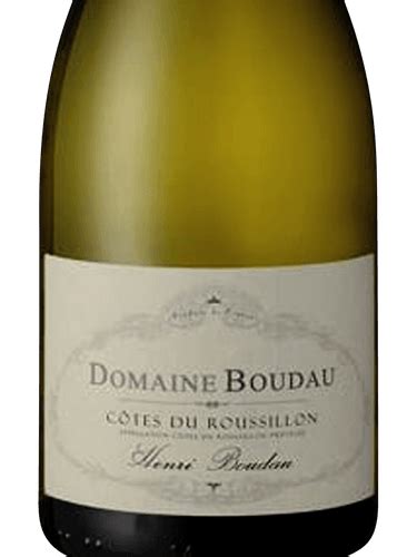 2019 Domaine Boudau Henri Boudau Côtes du Roussillon Villages Blanc