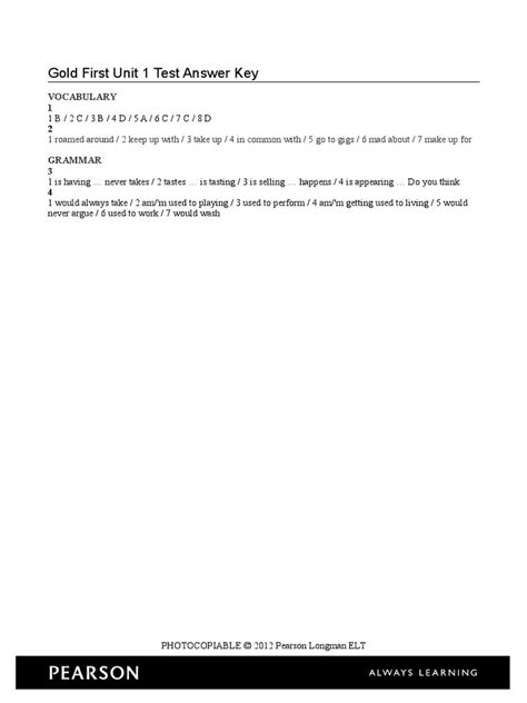 Unit 1 Test Pdf