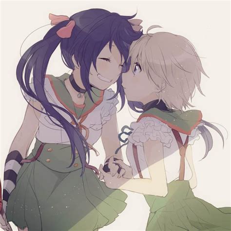 学园孤岛惠飞须泽胡桃插画图片 BoBoPic