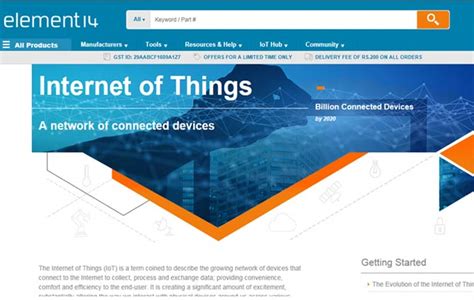 element14 iot hub provides new insight and technical articles for iot
