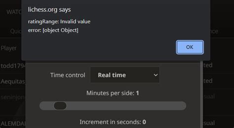 Cannot Start A New Game · Issue 11933 · Lichess Orglila · Github