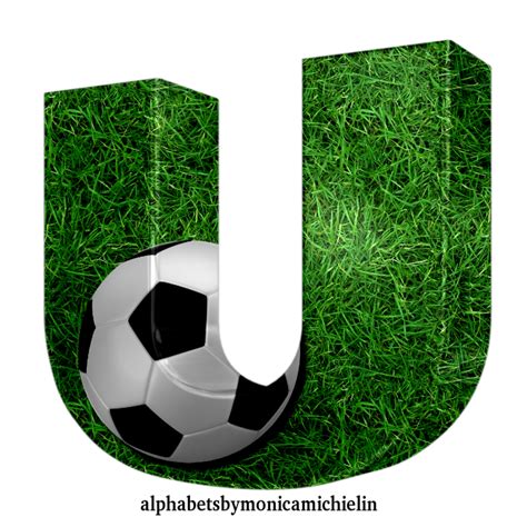 M Michielin Alphabets BALL SOCCER FOOTBALL SPORT ALPHABET ALFABETO