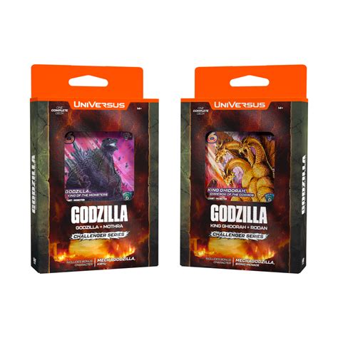 Godzilla Challenger Series King Ghidorah And Rodan