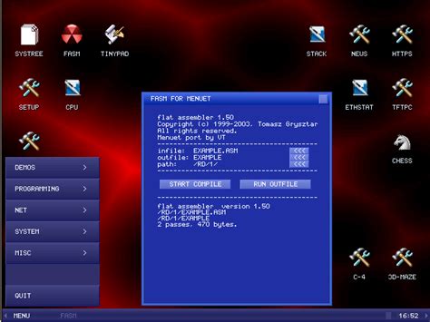 Menuetos Is An Operating System In Development For The Pc Written