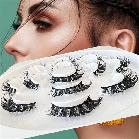 Bianikic False Eyelashes Cat Eye Faux Mink Lashes Wispy