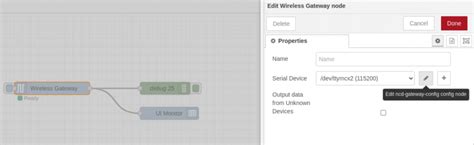 NCD Node RED UI Monitor Sensor NCD Io