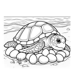 Turtle Coloring Pages Free PDF Printables