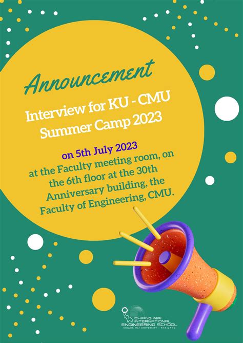 📢 Chiang Mai International Engineering School Cmu Facebook