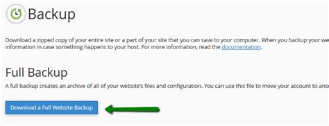 How To Create And Restore Backups In Cpanel Hosting