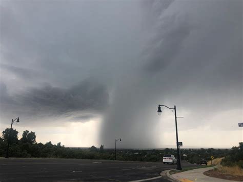 Severe Thunderstorms Across Utah Bring Damaging Hail Winds And Flash