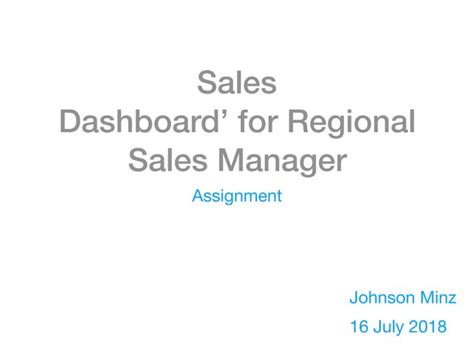 Assignment Johnson Ppt