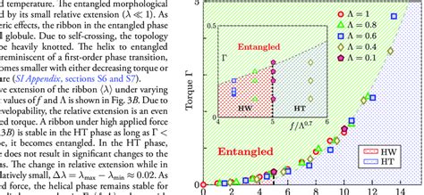 Morphological Phase Diagram Of The Ribbonlike Polymer Subject To Download Scientific Diagram