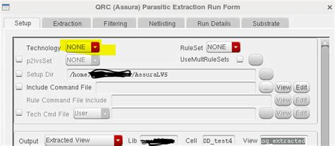 assura qrc load issue no technology file custom ic skill cadence