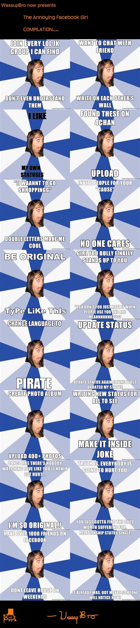 Annoying Facebook Girl Meme