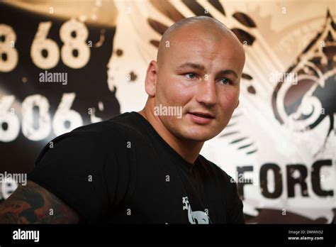 Portrait Of Polish Heavy Weight Boxer Artur Szpilka Taken During Tattoo Convention In