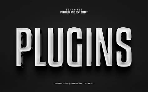 Premium Psd Plugins Editable Premium 3d Psd Text Effect