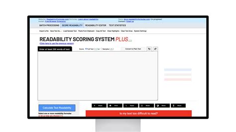 Readability Scoring System Plus Fountn