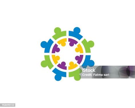 社區向量圖示插圖設計向量圖形及更多health圖片 Health 一起 人 Istock