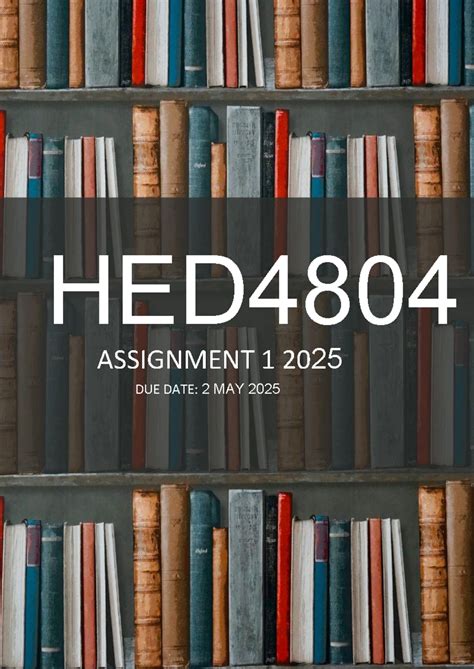 HED4802 2024 Assignment 2 Curriculum Development Questions Studocu