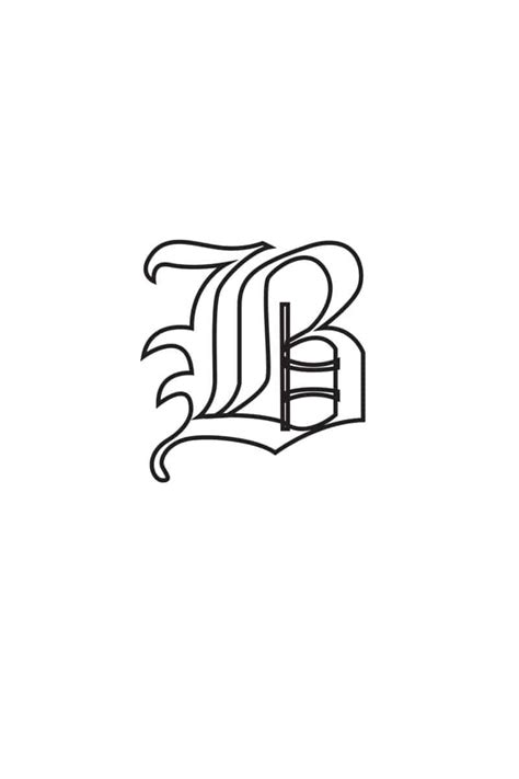 Free Printable Alphabet Letters Gothic Calligraphy