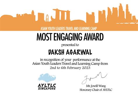 Daksh Agarwal On Linkedin Attending The Ayltlc At National University Of Singapore Was All