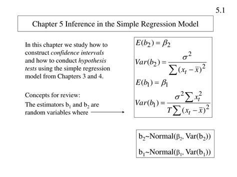 Ppt Chapter 5 Inference In The Simple Regression Model Powerpoint Presentation Id6890995