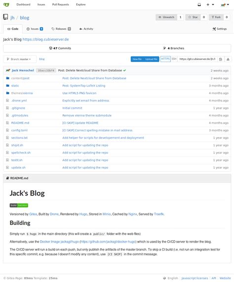 Continuous Blog Deployment Self Hosted Edition · Jack Henschels Blog