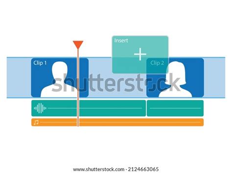 Timeline Video Insert Editing Timeline Display Stock Vector Royalty Free 2124663065 Shutterstock