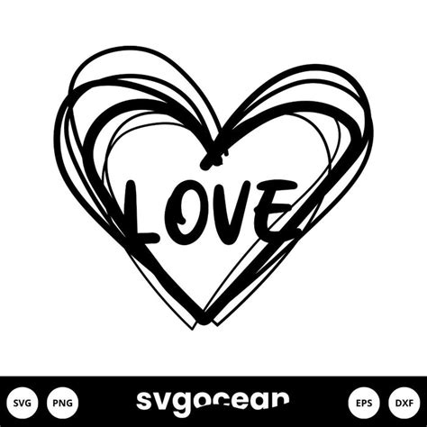 Love Svg Vector For Instant Download Svg Ocean — Svgocean