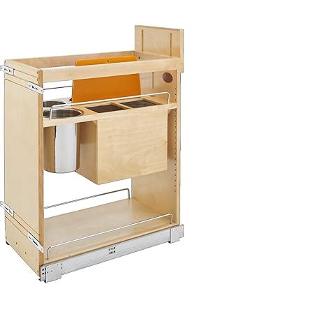 Amazon Com Rev A Shelf UT BCSC C Series Inch Kitchen Utensil Pull Out Cabinet Organizer