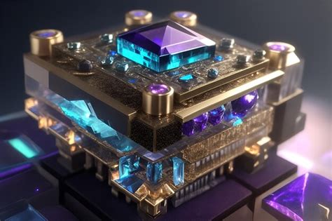Premium Ai Image Imaginal Highend Cpu With A Fantasy Game Look And