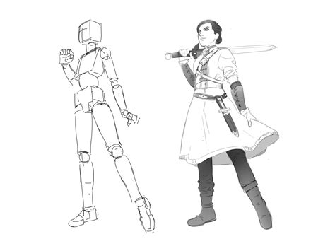 Desenhando Um Personagem Em Perspectiva Blog Da Areae