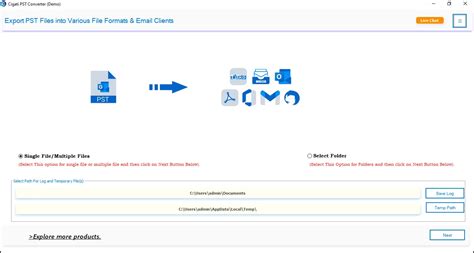 PST Converter Tool Export Outlook PST Files Into 16 Formats