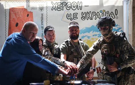 У Херсоні погасили поштову марку із випуску “Русскій воєнний флот до
