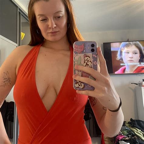 Red Backless Halter Neck Bodysuit Halterneck Depop