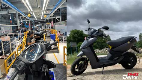 Ather 450s Delivery New Ather 450s Rolls Off Production Line Finally