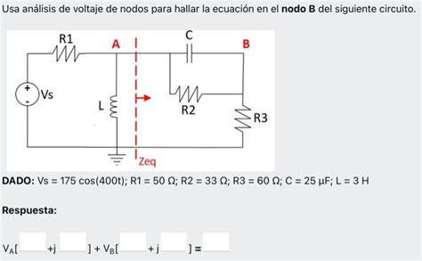Solved Use Node Voltage Analysis And The Data Provided In Chegg