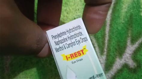 Phenylephrine Hydrochloride Naphazoline Hydrochloride Menthol And Camphor