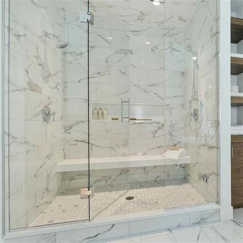 Stylish Ideas For Walk In Shower Seats And Built In Benches