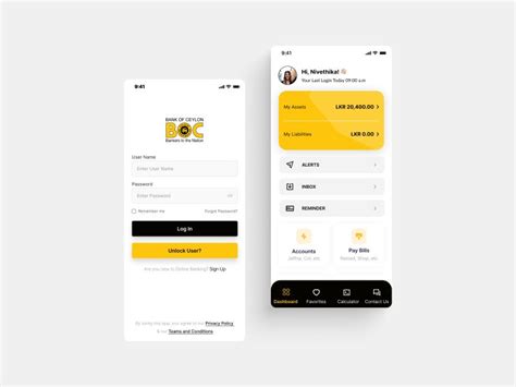 In The Course Of Revamping The Boc App I Have Redesigned The Home Page Existing Design Can Be