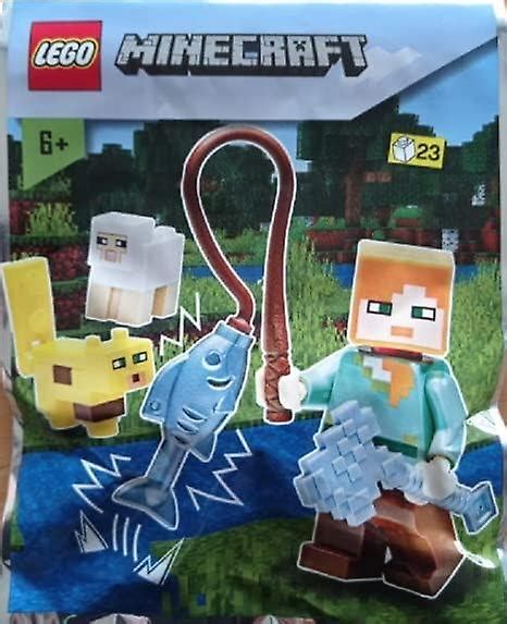Lego Minecraft Alex Ocelot And Sheep Foil Pack Set 662103 Bagged