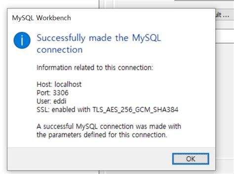 Mysql Workbranch 관리자 계정명 변경 후 접속 안 됨 오류 해결재작성