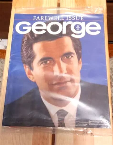 Farewell Issue Of George Magazine Jfk Jr Original Mailing Plastic Seal