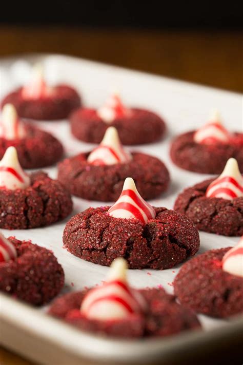 Red Velvet Kiss Cookies