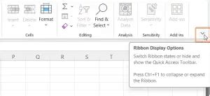 Ways To Show The Ribbon In Excel Excelgraduate