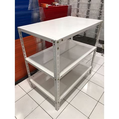 Jual Rak Besi Siku 3 Susun Ukuran 50x100 Meja Kompor 2 Tungku Rak