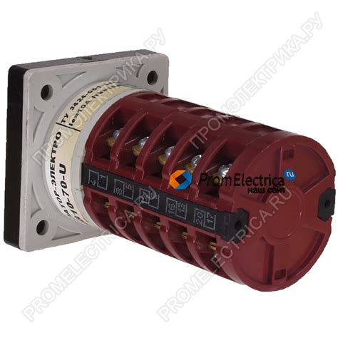 Купить 4G10-70-U-R014 Кулачковый переключатель 1-2, 5 пол., 10А, монтаж ...