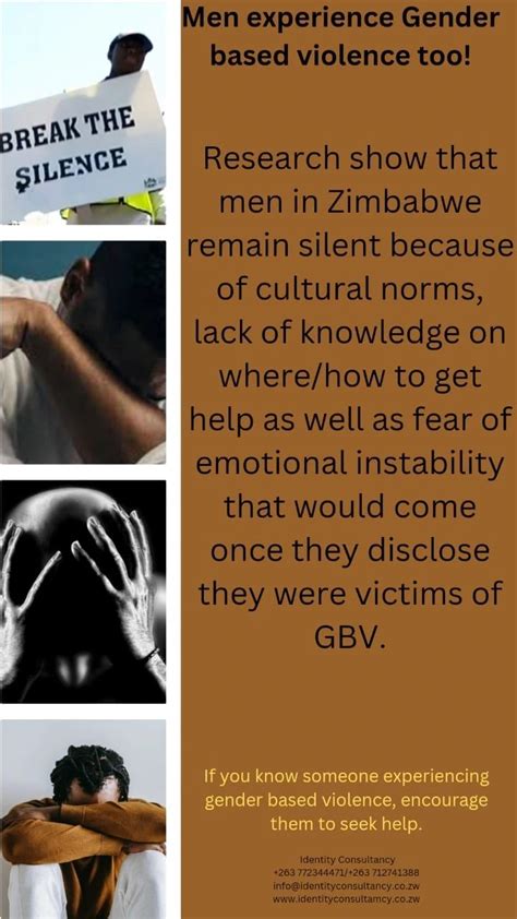 Identity Consultancy On Linkedin Men Can Be Victims Too Break The