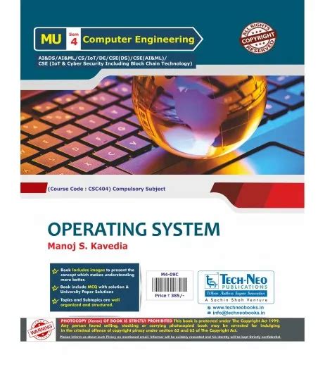 Operating System Second Year Sem Iv Computer Engg Techneo Publication